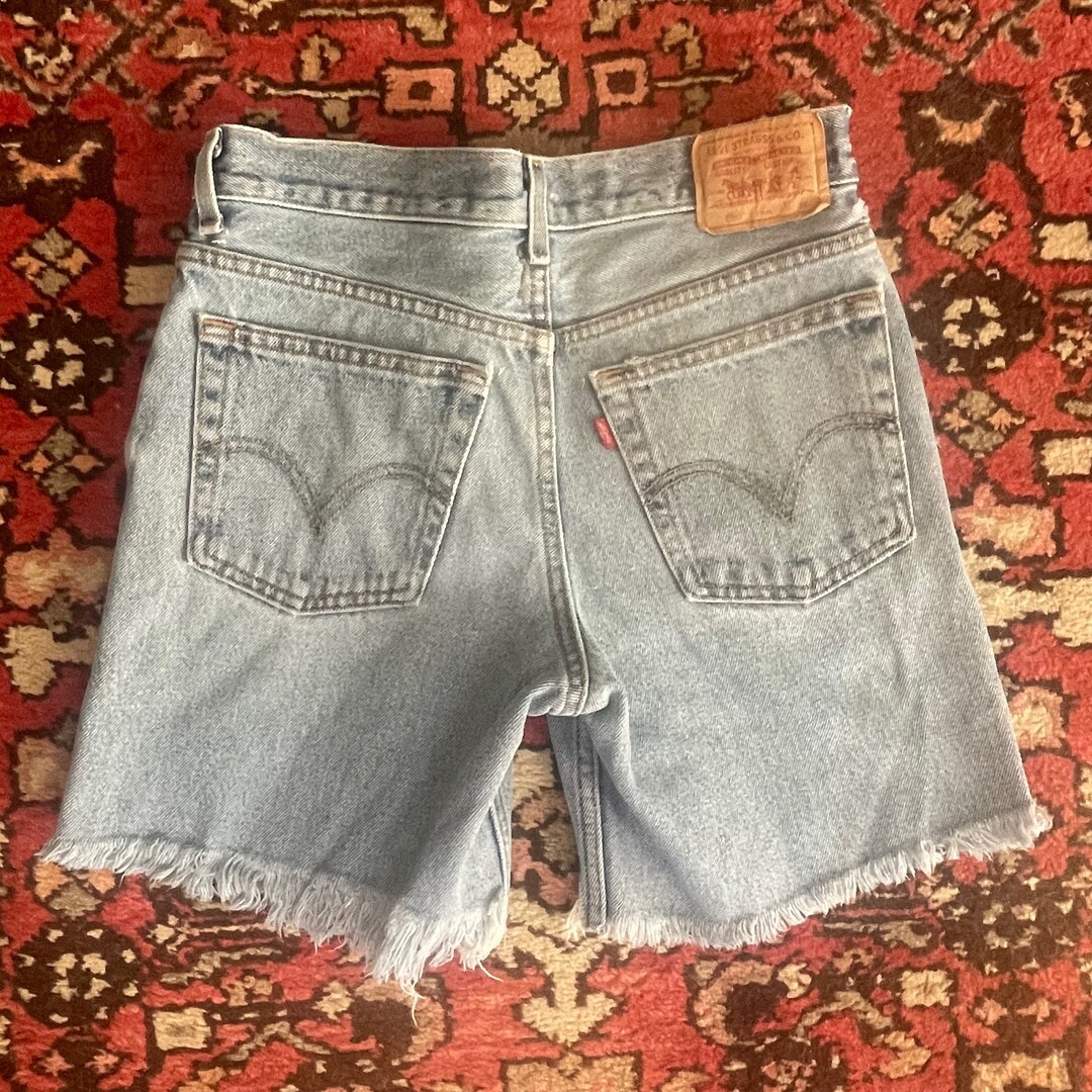 Vintage Levis 550 Relaxed Fit Denim Cut off Jean Shorts W28 Inseam 6 - Etsy