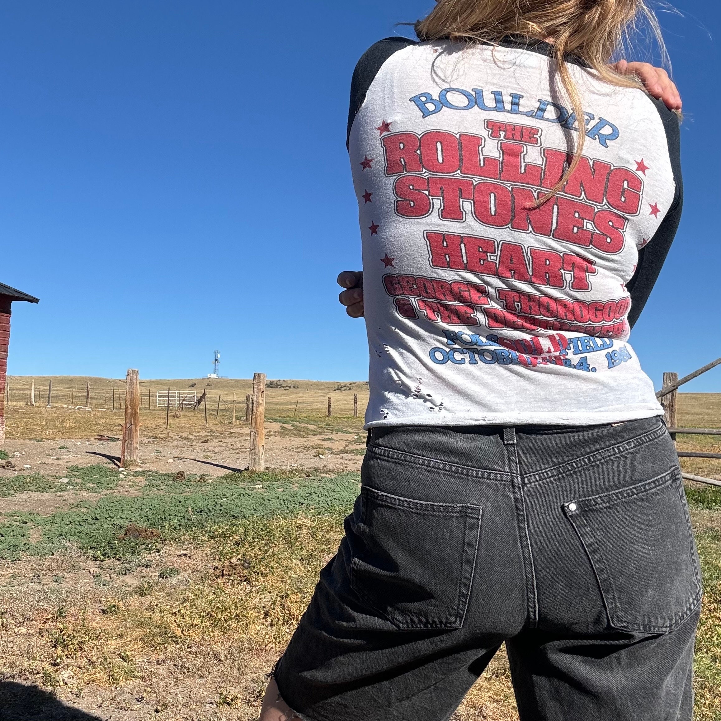 Vintage 1981 Original Rolling Stones Dragon Raglan Concert T Vintage 1981 Original Rolling Stones Dragon Raglan Concert T