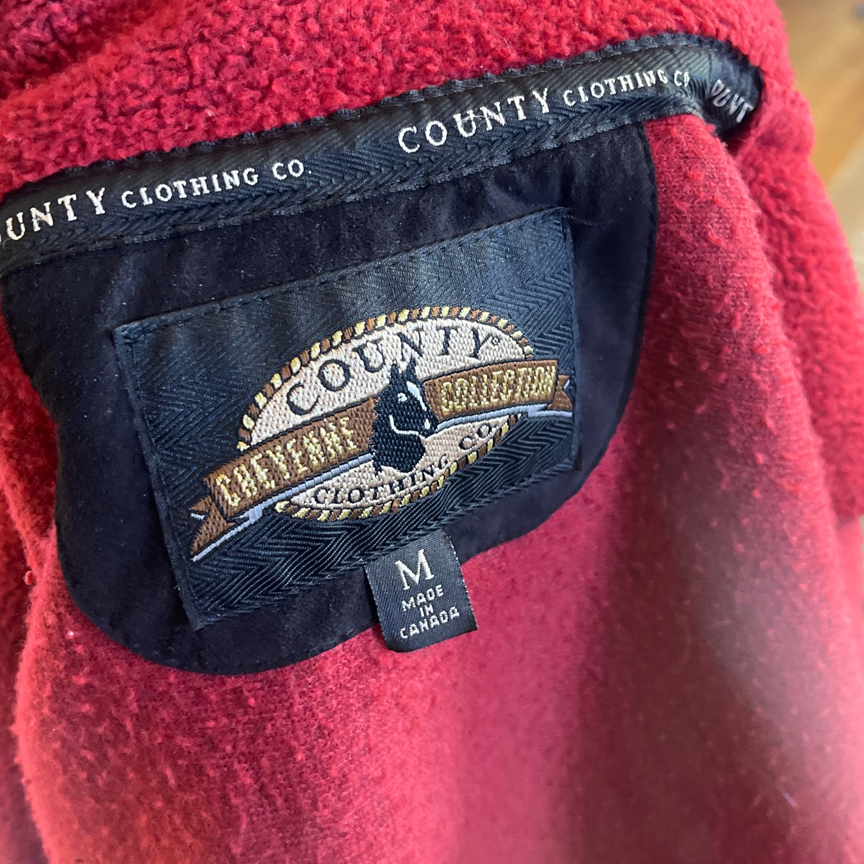Vintage Brick Red Cozy Double Breasted Weskit Jacket With Silver ...