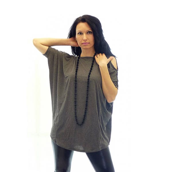 Dark Gray Tunic - Etsy
