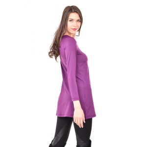 Purple Tunic With Interesting Detail - Etsy