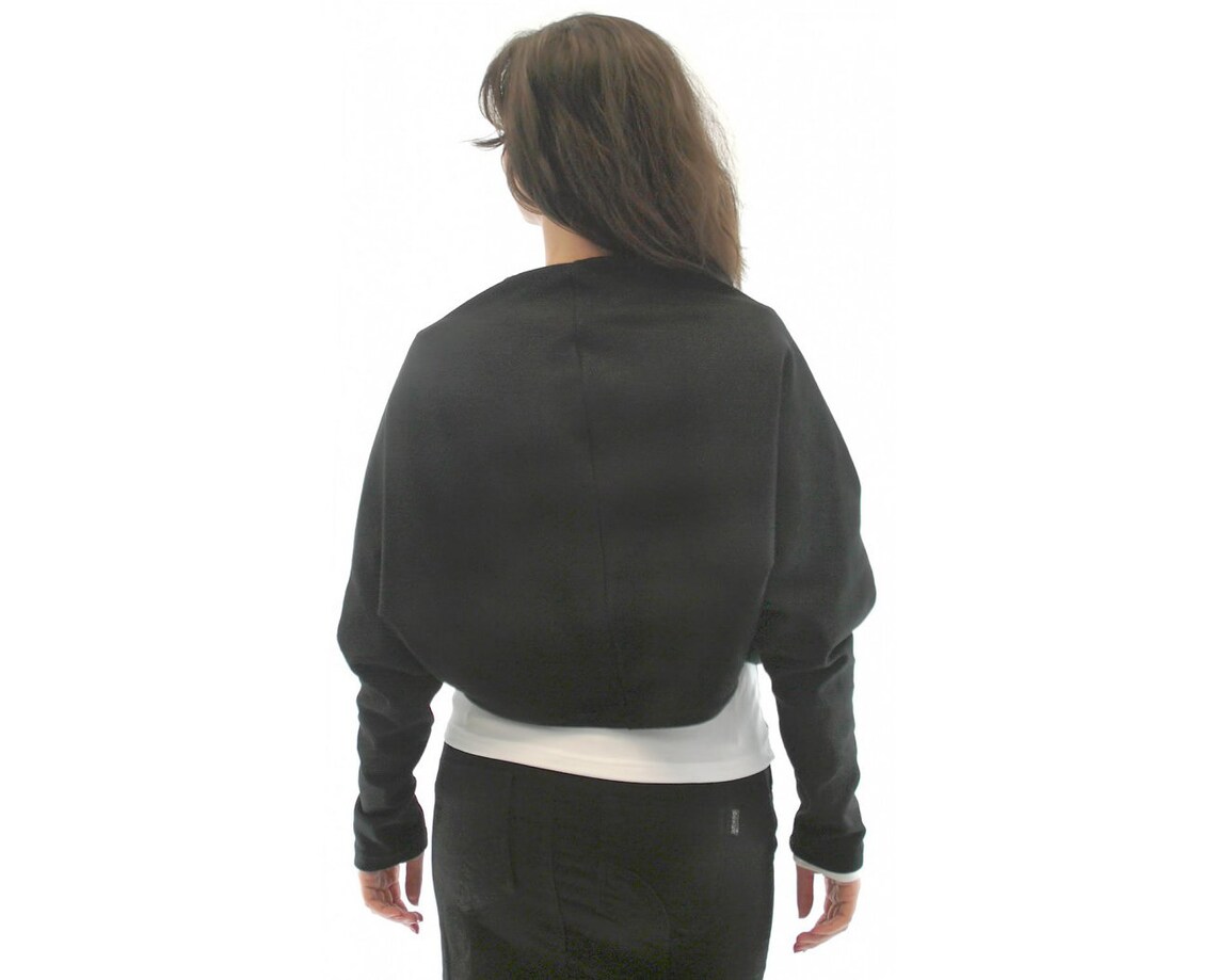 Gray Knitted Bolero Bat Type Bolero Flared Bolero Balloon | Etsy