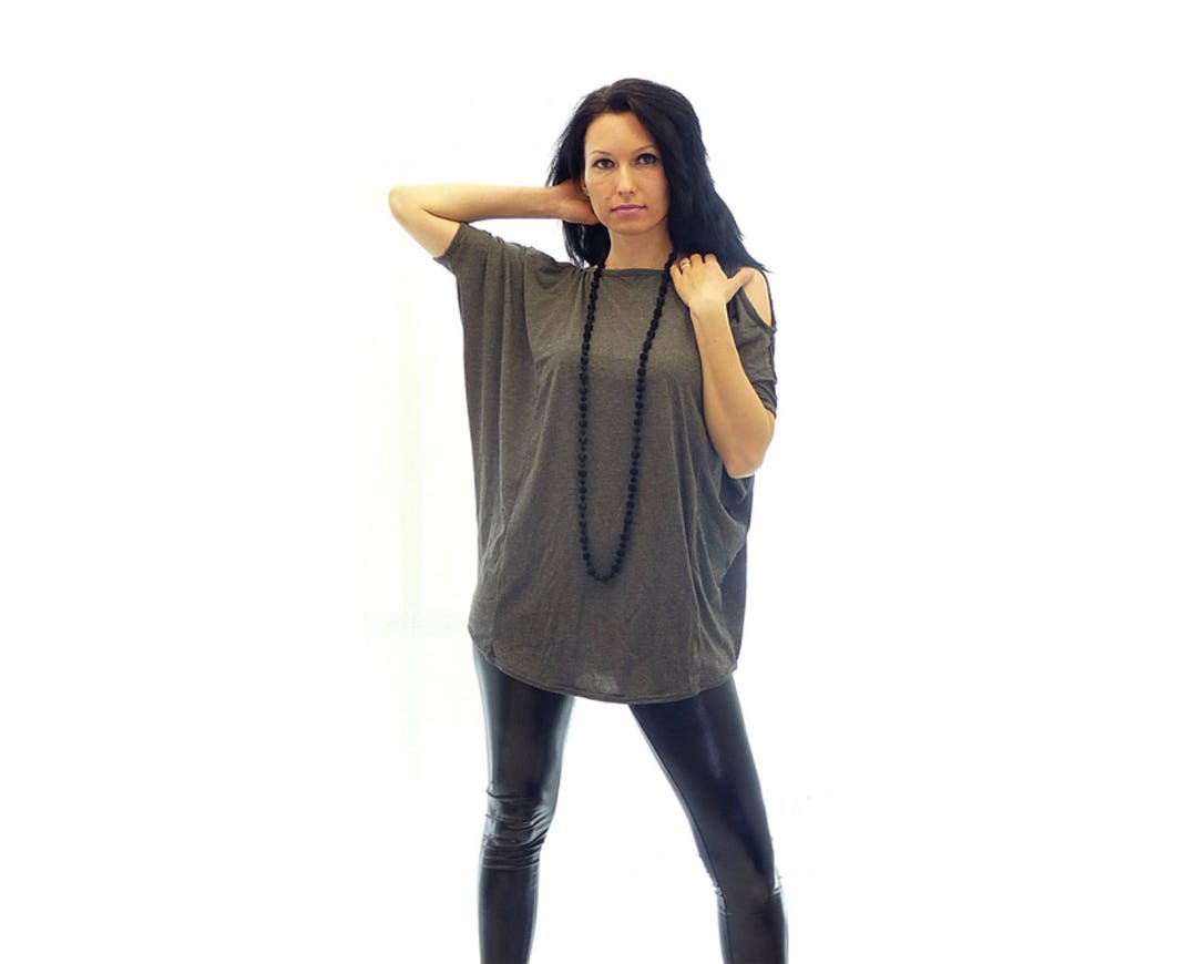 Dark Gray Tunic - Etsy