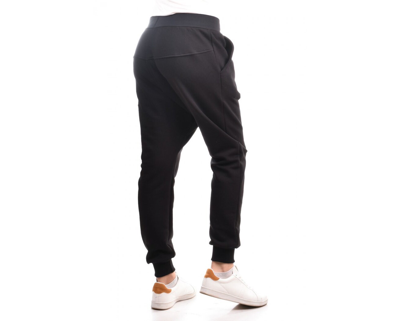 Black Drop Crotch Pants, With Long Legs - Etsy