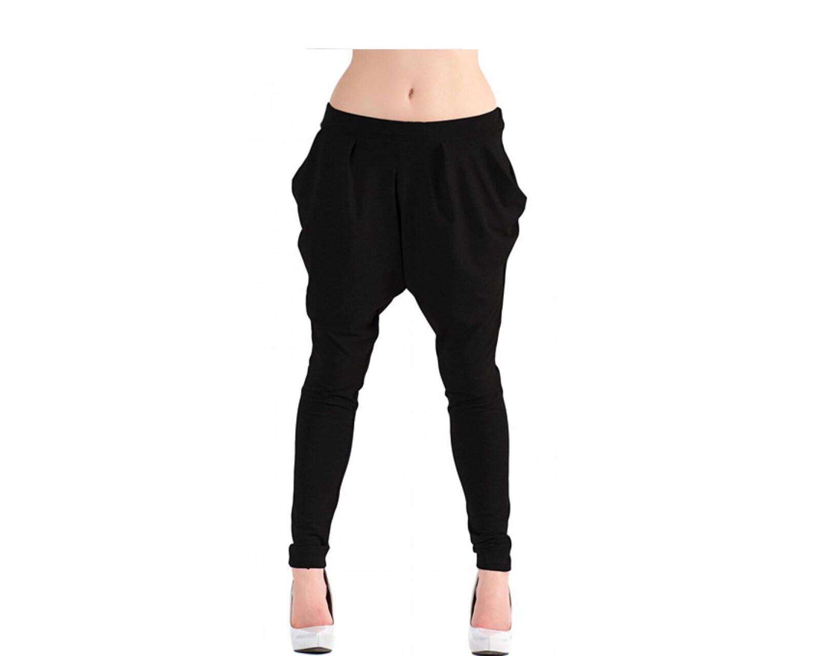 Long Black Pants, From Jersey - Etsy