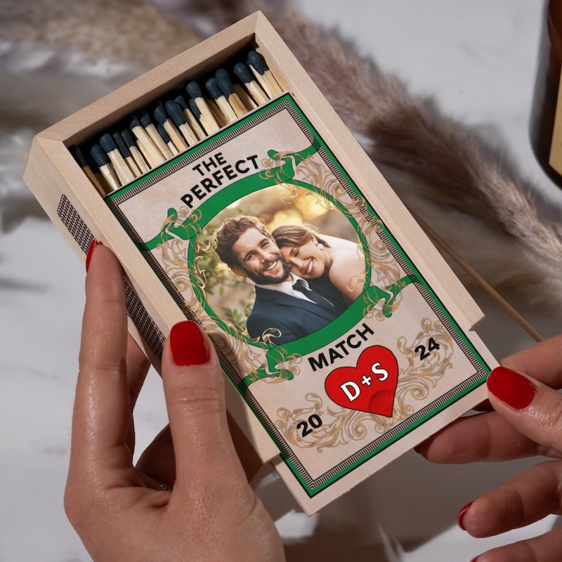 Photo Matchbox Wooden - Etsy