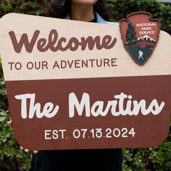 Custom National Park Sign - Etsy