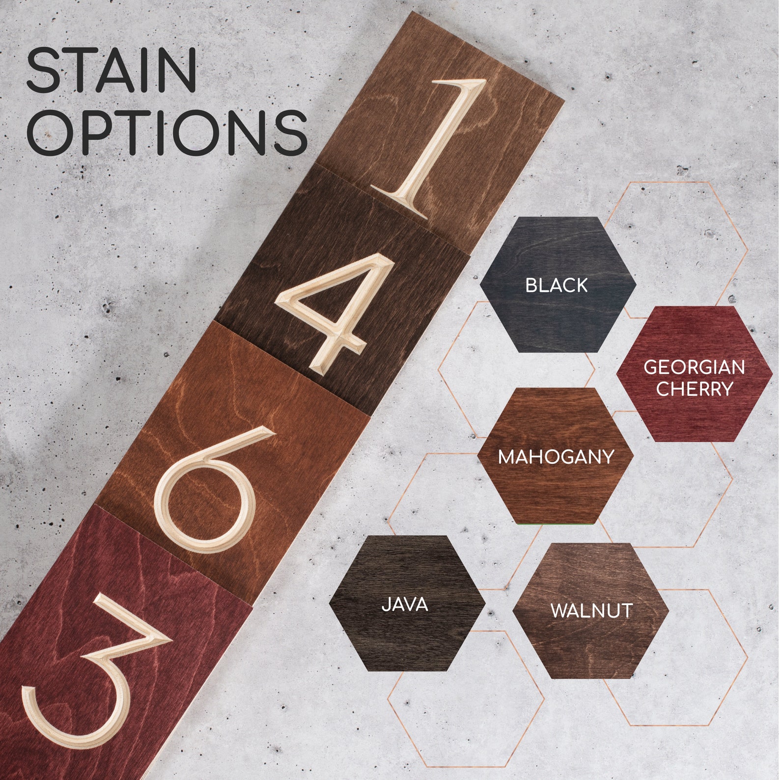 House Number Sign Horizontal Vertical Address Sign for - Etsy