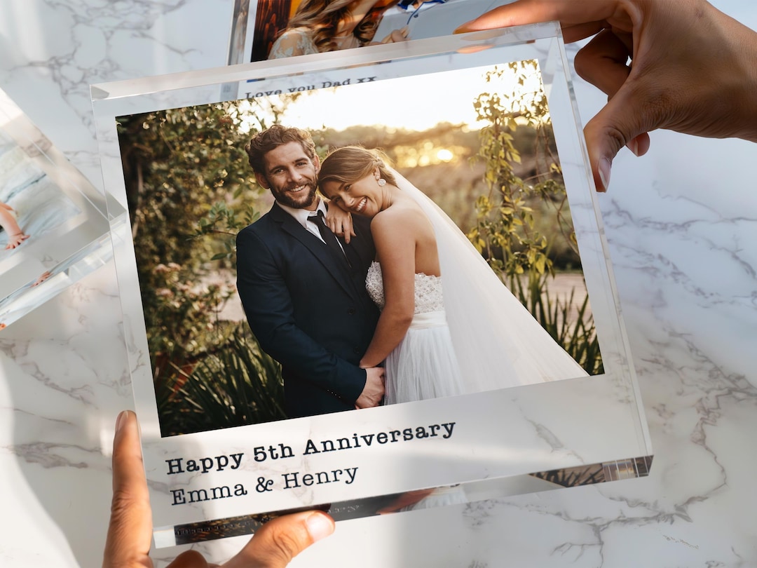 Personalized Photo Plaque, Custom Picture Plaque, Anniversary Gift for ...