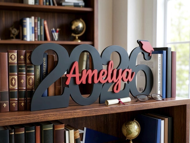 Graduation Name Sign 2026 Senior, Personalized Graduate Sign 2026, Grad ...