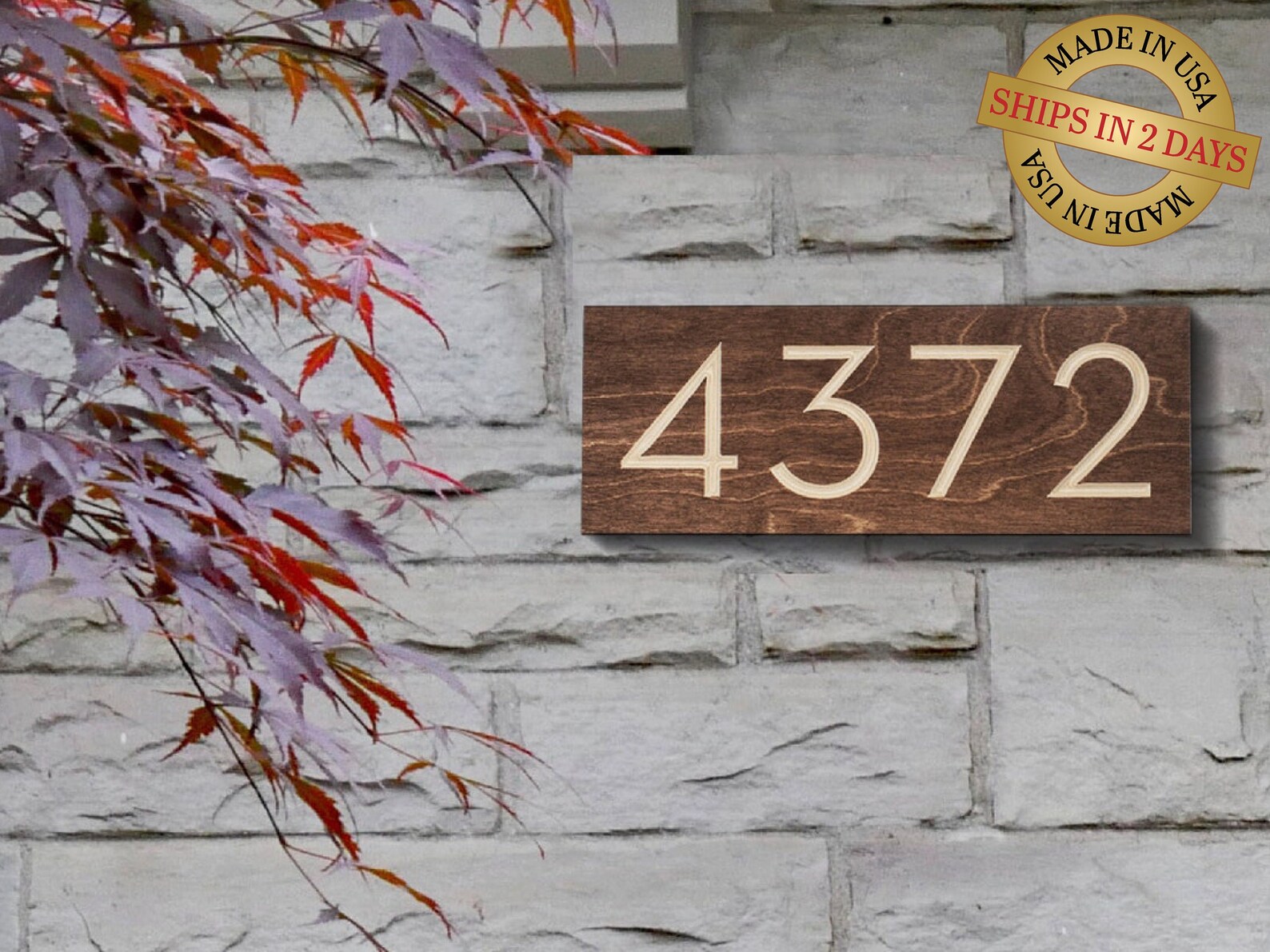 House Numbers Address Sign House Number Sign Address - Etsy