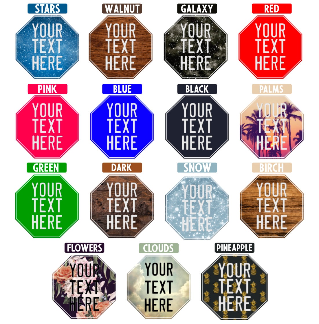 Custom Stop Signs Personalized Street Sign Create Your Own - Etsy