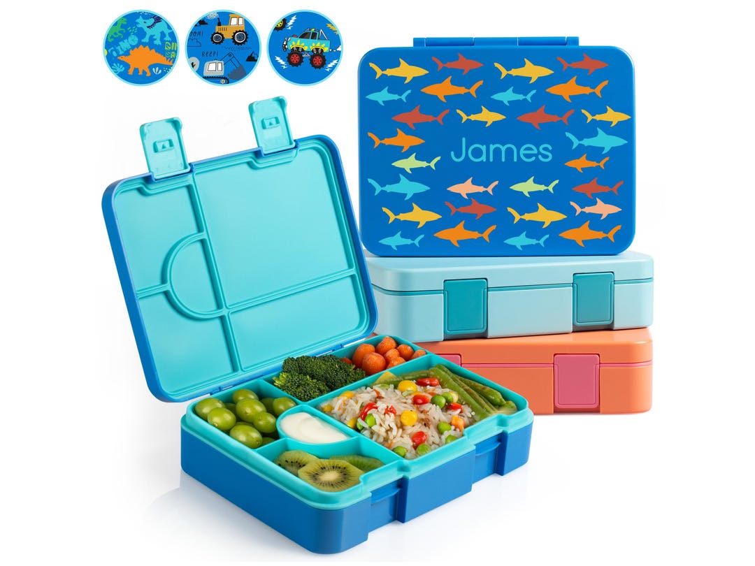 Kids Lunch Box for Daughter, Son, Kids Lunch Box With His Name, Back to ...