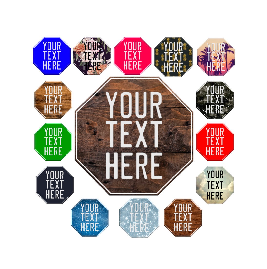 Custom Stop Signs Personalized Street Sign Create Your Own - Etsy