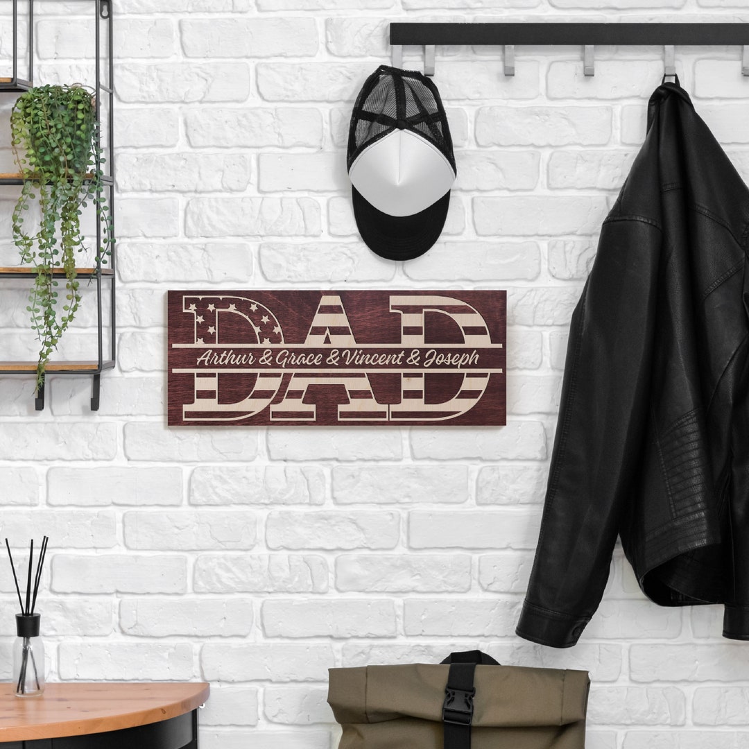 Best Gifts for Dad, Dad Sign, Dad Wood Sign, Gifts From Daughter, Gifts ...