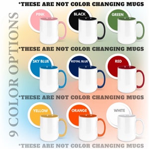 Personalized Photo Coffee Mug Birthday Gift, Custom Mug Color Change ...