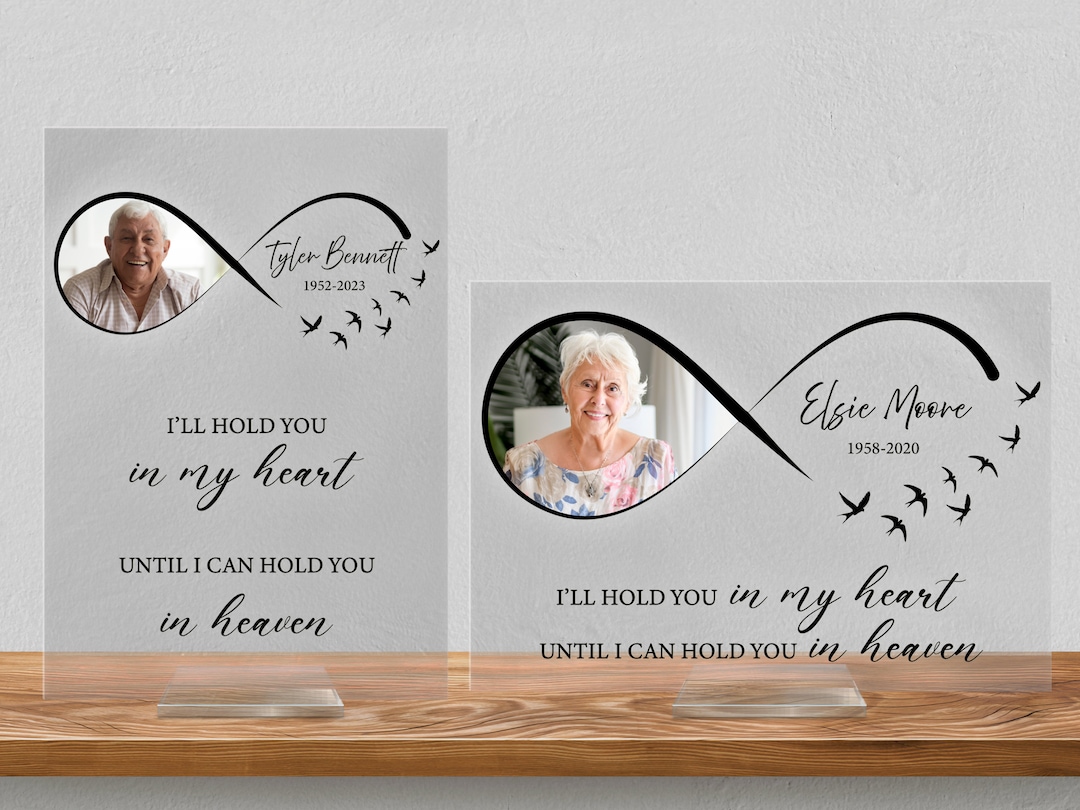 Memorial Photo Gifts, Personalized Photo Acrylic Plate, in Loving ...