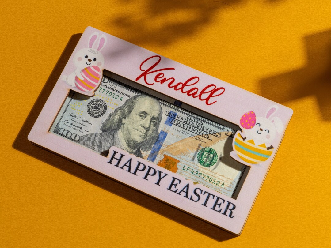 Easter Money Holder Personalized, Easter Gifts for Teens, Easter Basket ...