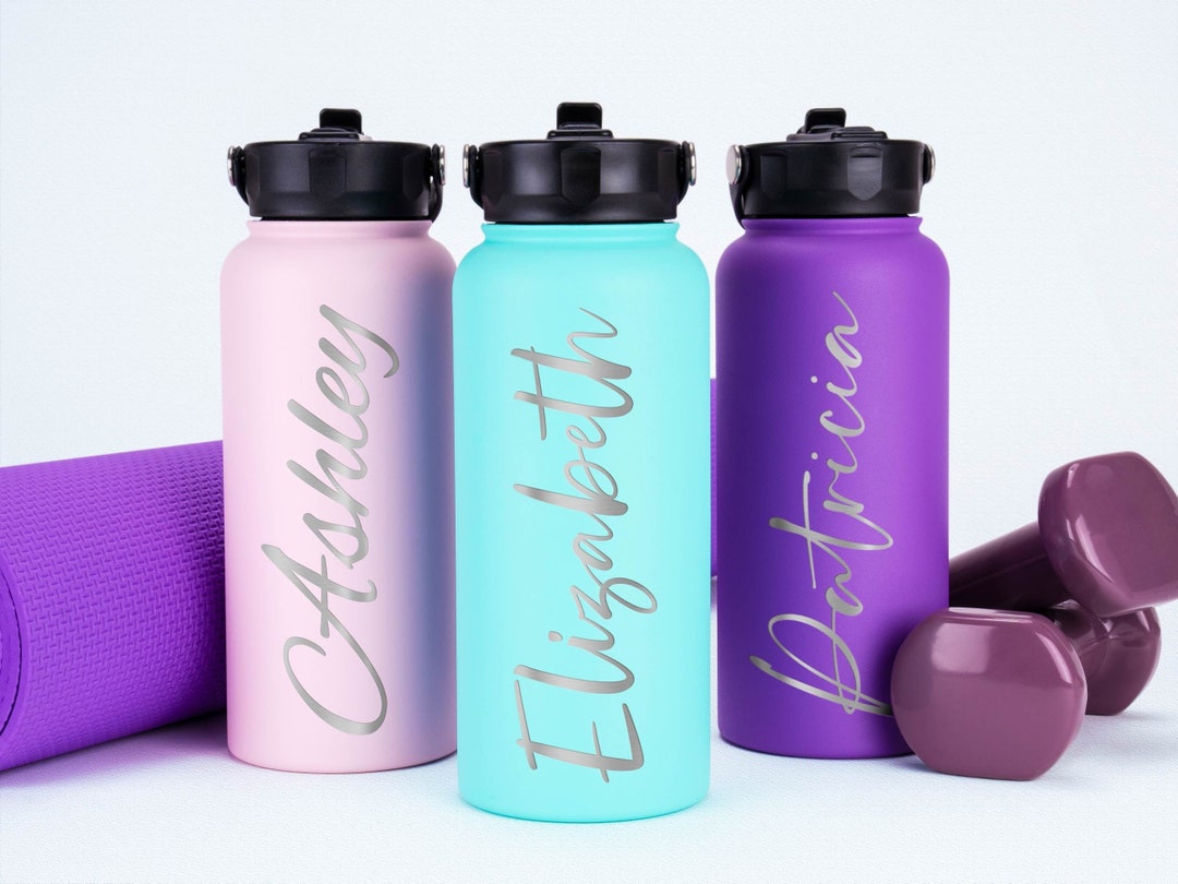 Water Bottle, Personalized Water Bottle, Engraved Water Bottle, Custom ...