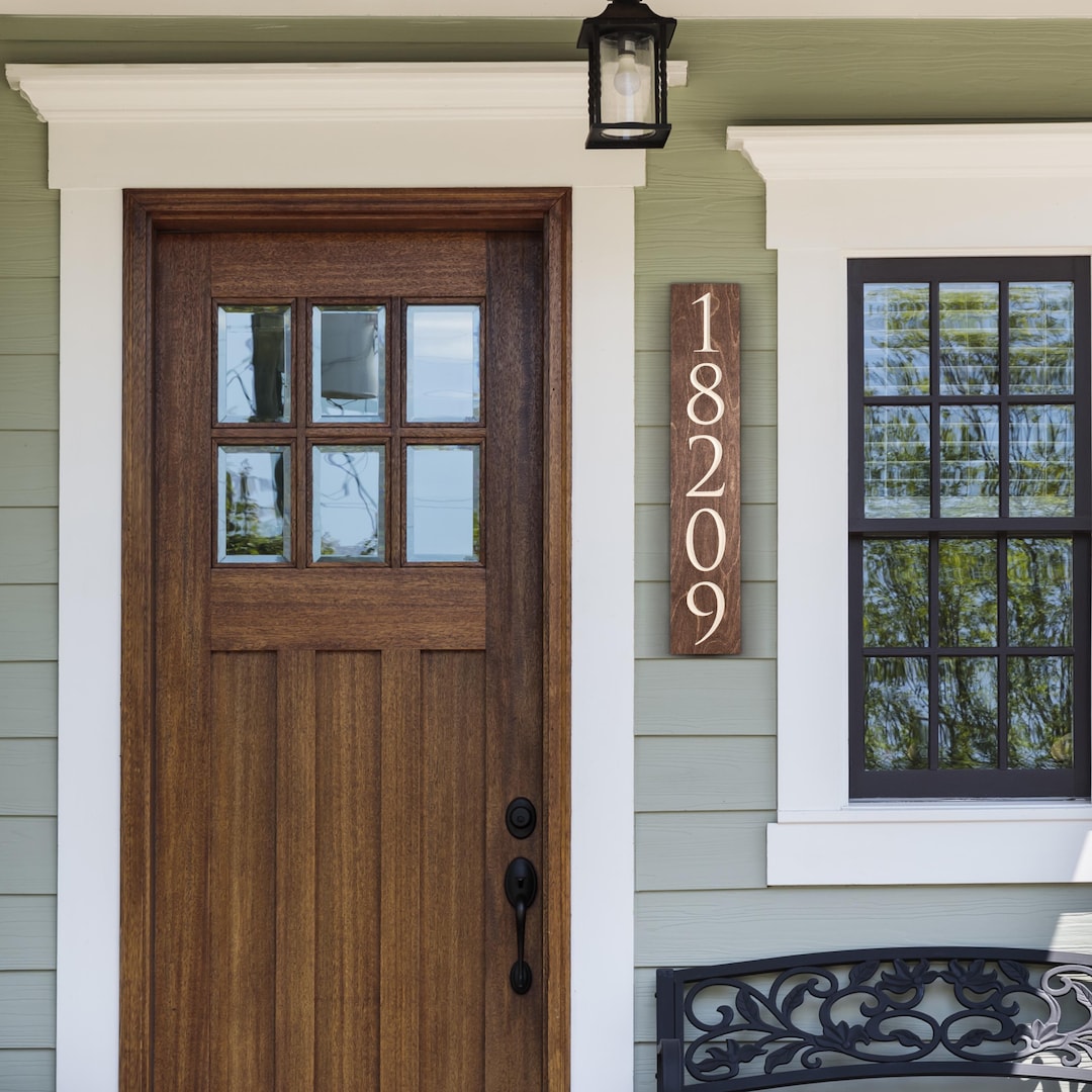 House Number Sign, House Numbers, House Number Plaque, Address Sign ...
