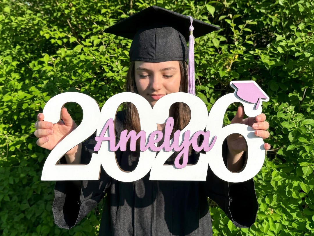 Graduation Name Sign 2026 Senior, Personalized Graduate Sign 2026, Grad ...