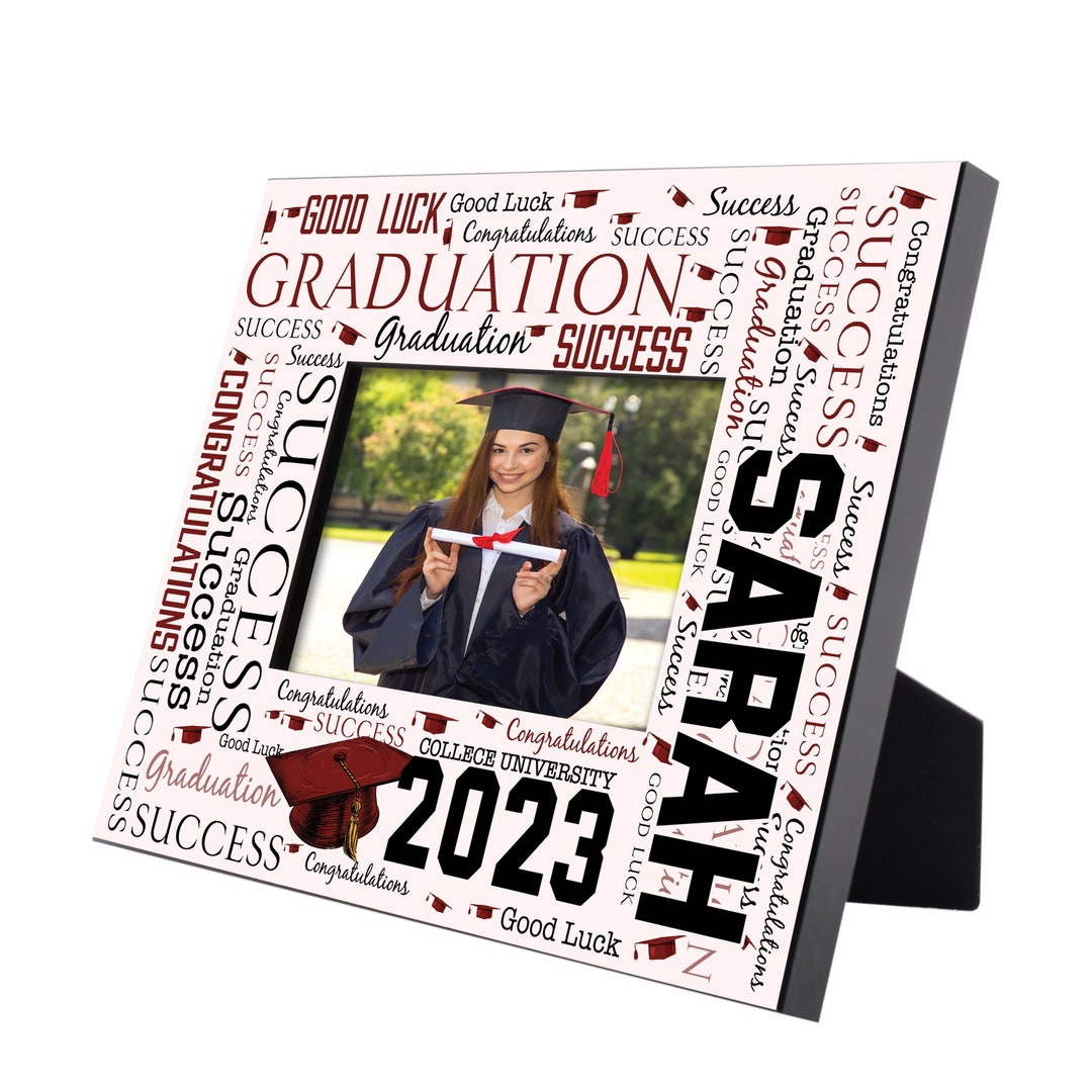Custom Graduation Frame, Personalized Graduation Gift for Her, College ...