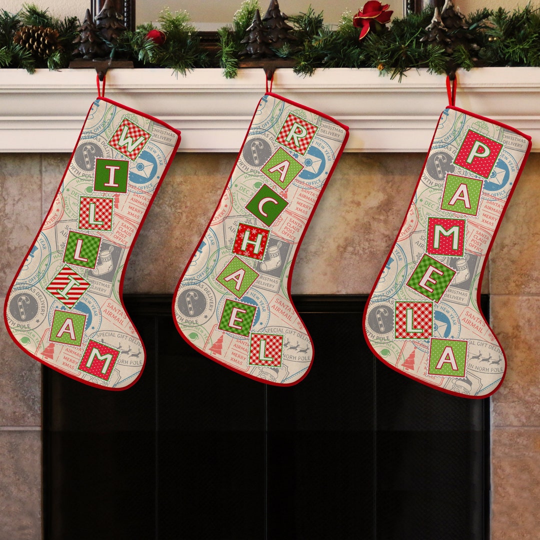 Personalized Kids Christmas Stocking, Christmas Stocking for Kids ...
