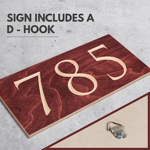 House Number Sign, House Numbers, House Number Plaque, Address Sign ...