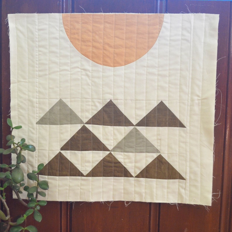 Blossom Moon Wall Quilt Modern Quilt Pattern - Etsy