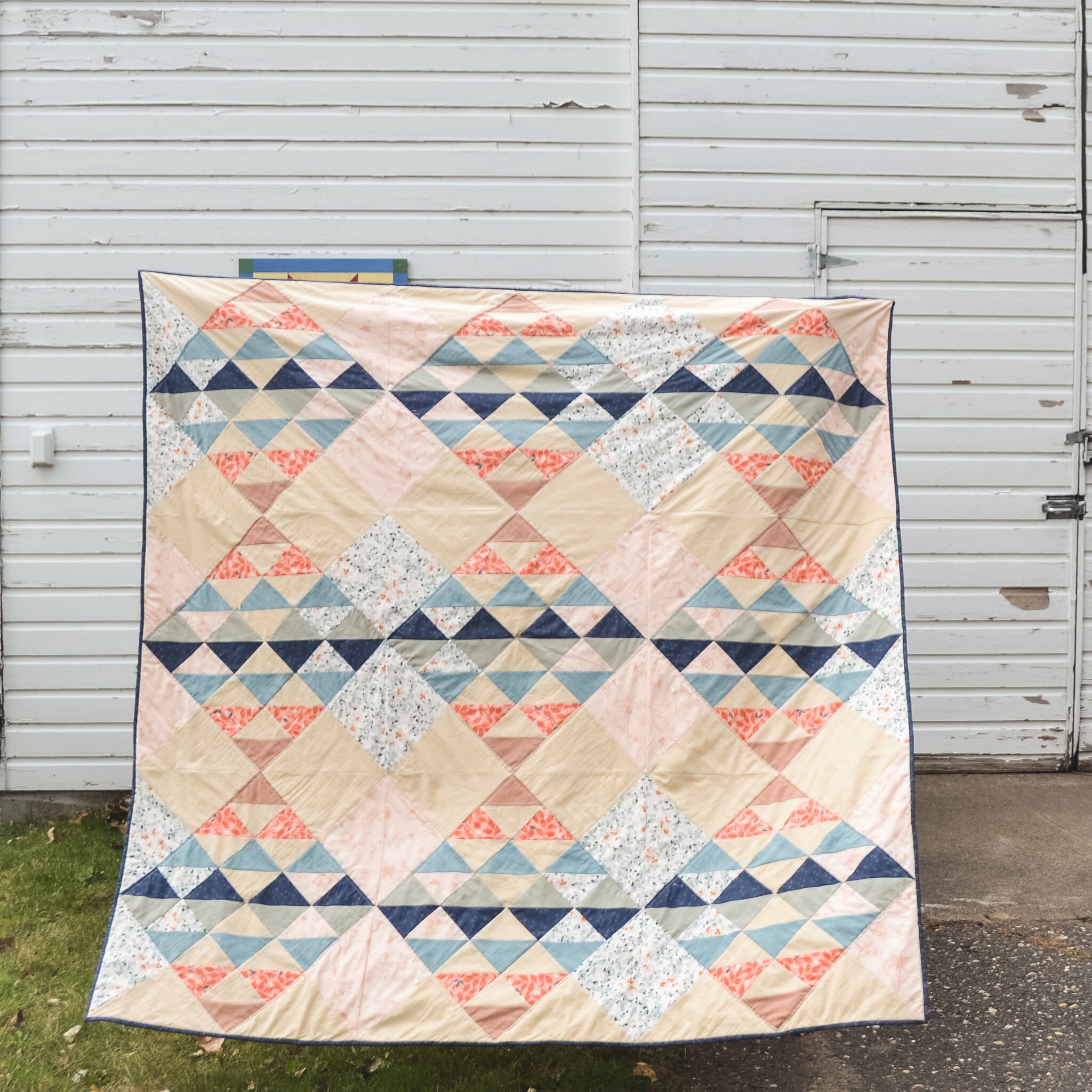 Converge Quilt Pattern PDF Modern Quilt Pattern Blanket - Etsy