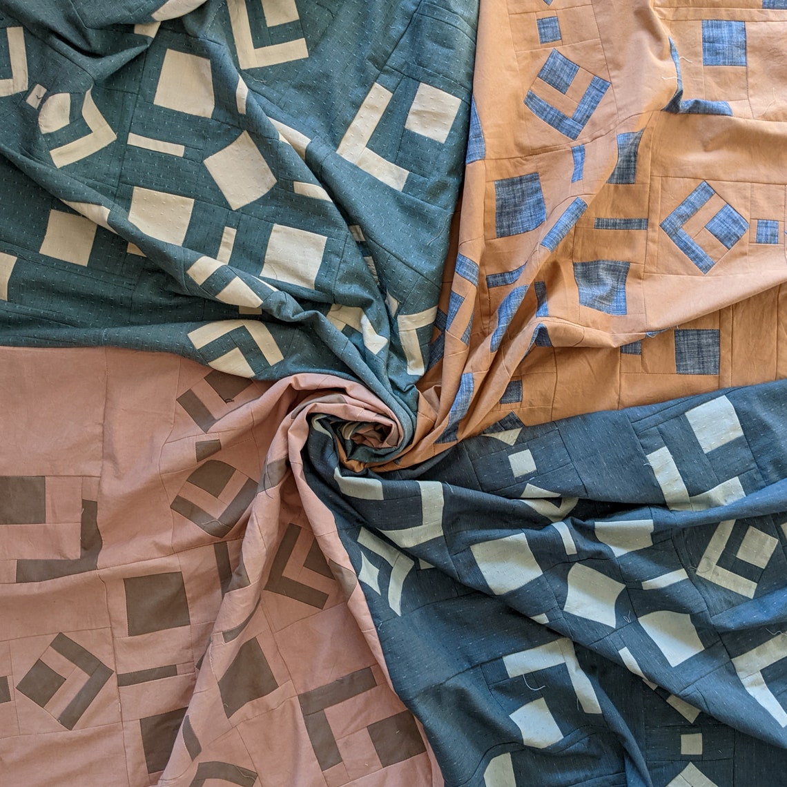 Single Snowflake Modern Quilt Pattern - Etsy