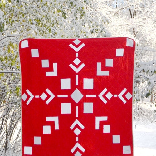 Snowflake Quilt Pattern From Modern Handcraft by Nicole - Etsy