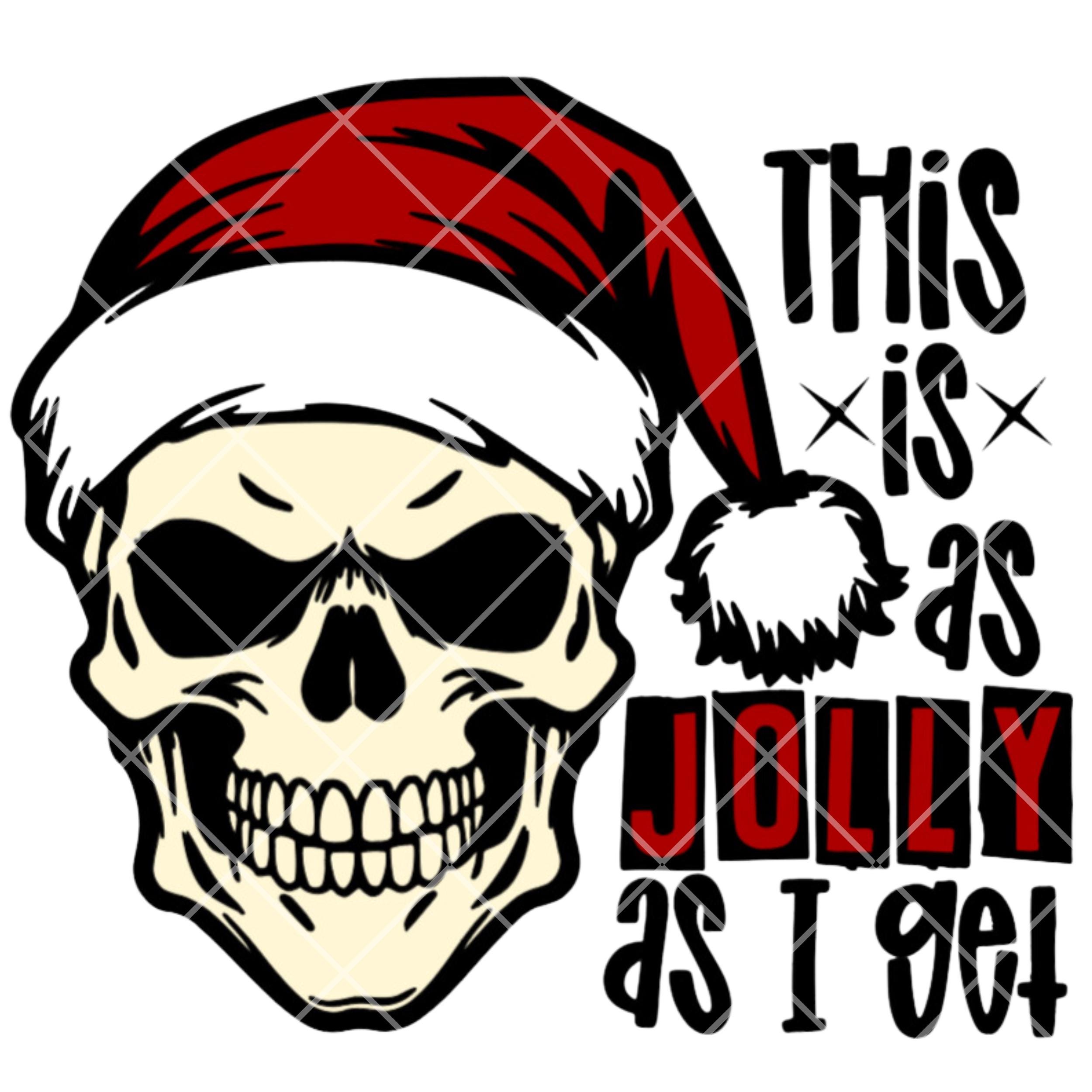 Jolly Skeleton PNG - Etsy