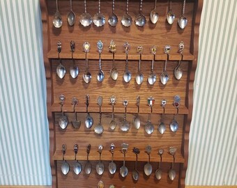 Wooden Wall Spoon Rack - Etsy