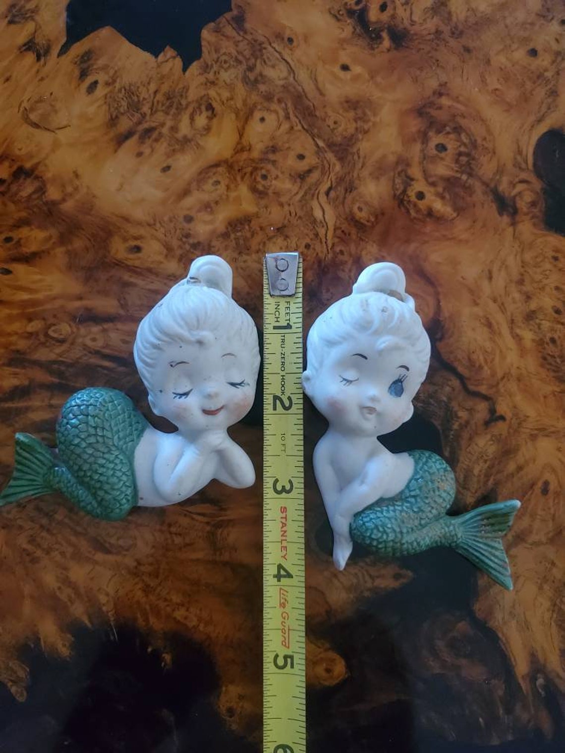 Vintage Bradley Kenmar Wall Mermaids Hanging Plaques Figurines Kitschy ...