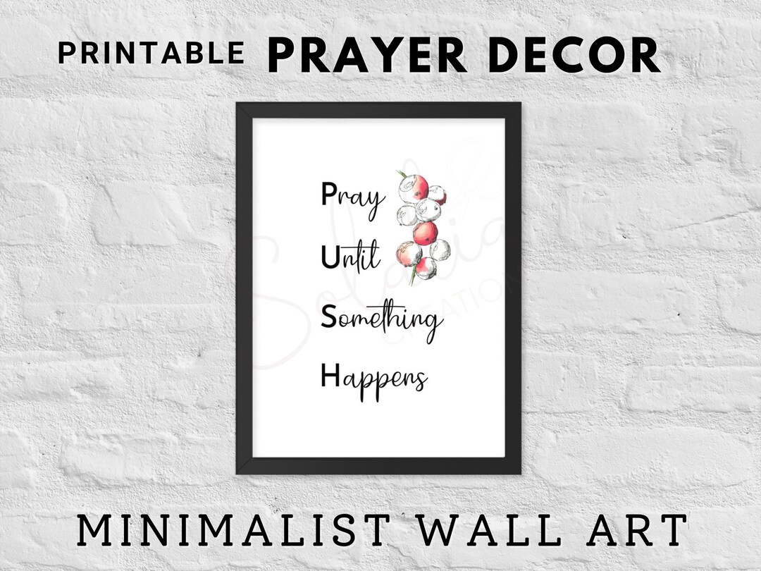 Printable Prayer Wall Decor High Resolution JPG Download - Etsy