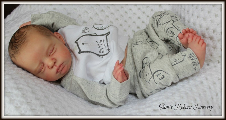 CUSTOM REBORN ~ Bella by Bonnie Sieben ~ Full Body Doll ~ 6 Month ...
