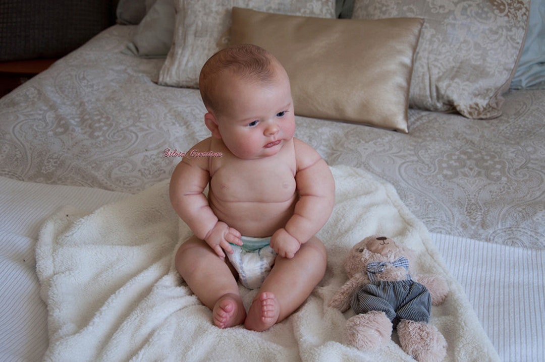 CUSTOM REBORN BABY ~ 3 Month Joseph Awake by Realborn ~ 6 Month Layaway ...
