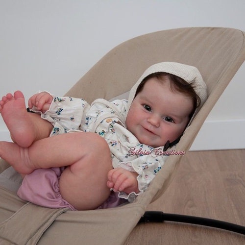 CUSTOM REBORN TODDLER 7 Month June Awake by Realborn 6 - Etsy
