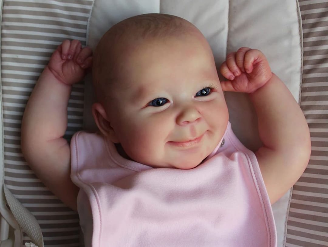 CUSTOM REBORN BABY ~ Happy Sage 4 Month Size by Realborn ~ 6 Month ...