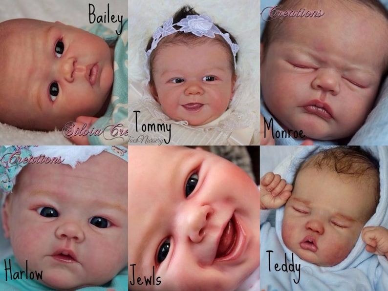 CUSTOM REBORN BABY ~ Sandy Faber Kit ~ You Choose! ~ 6 Month Layaway - Etsy