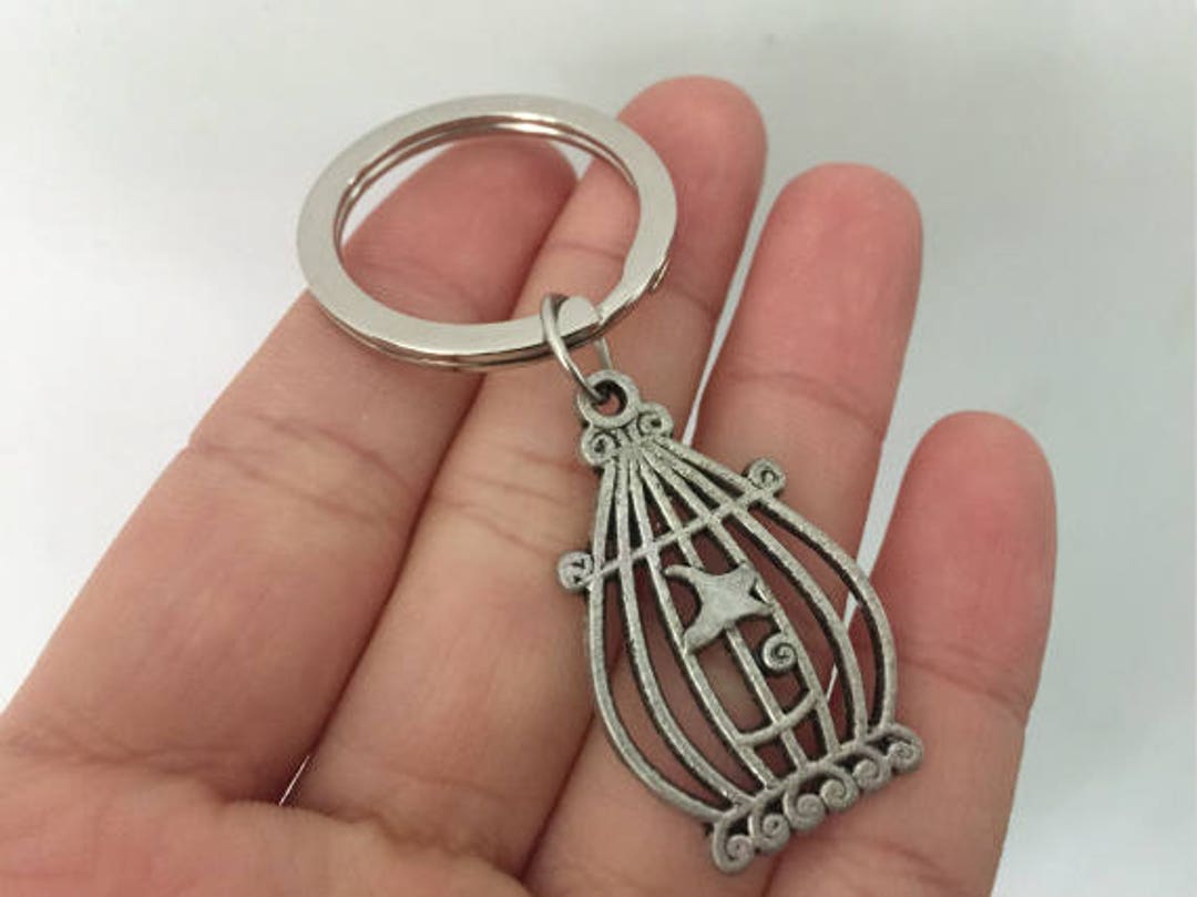 Birdcage Keychain, Birdcage Gifts Key Ring - Etsy