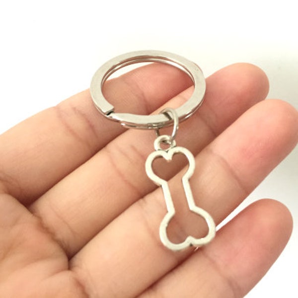 Dog Bone Keychain - Etsy
