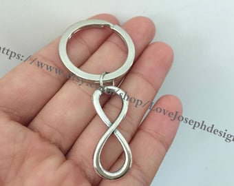 Infinity 8 Keychain Infinity 8 Gifts Key Ring | Etsy