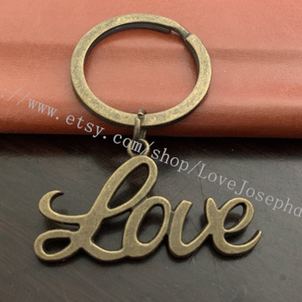 Word Keychain - Etsy