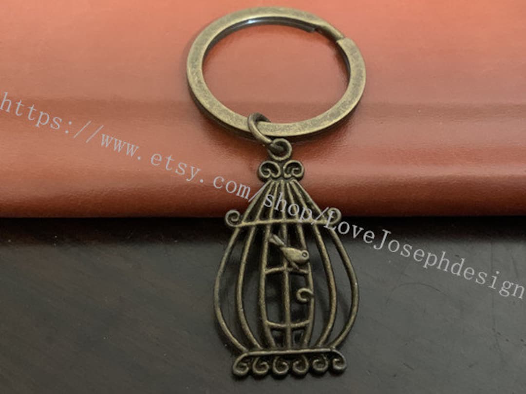 Birdcage Keychain, Birdcage Gifts Key Ring - Etsy