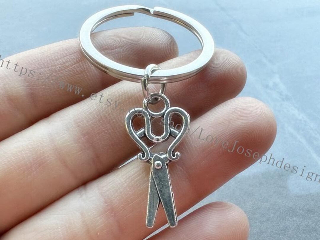 Scissors Keychain,scissors Gifts Key Ring - Etsy