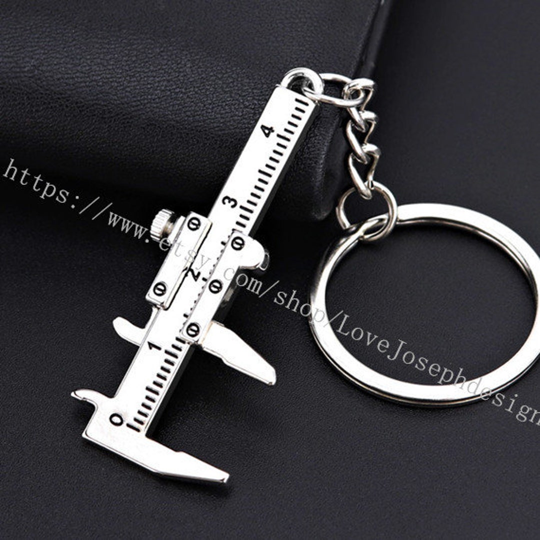 Vernier Calipers Keychain, Vernier Calipers Gifts Key Ring - Etsy