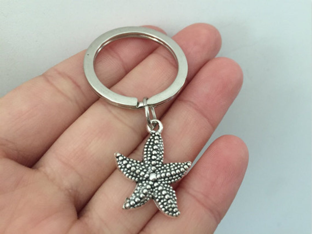 Starfish Keychain, Starfish Gifts Key Ring - Etsy