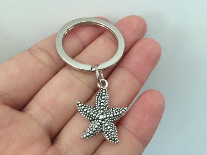 Starfish Keychain, Starfish Gifts Key Ring - Etsy
